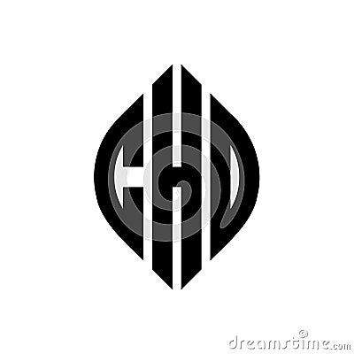 CHO Circle Letter Logo Design With Circle And Ellipse Shape. CHO ...