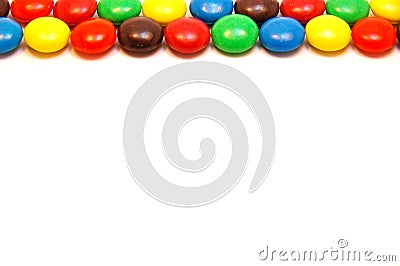 Chocolate Candy Border Royalty Free Stock Photo - Image: 5142145