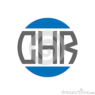 CHR Letter Logo Design On White Background. CHR Creative Initials ...