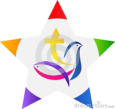 Christianity Star Stock Vector - Image: 58482946