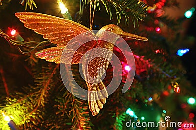 Christmas Hummingbird Decoration Stock Images - Image: 14548514
