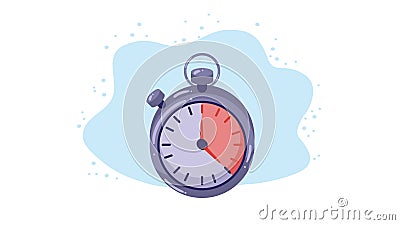 Chronometer Timer Watch Device Animation Stock Video - Video of ...