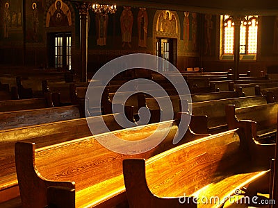 Church Pews Royalty Free Stock Image - Image: 8778216