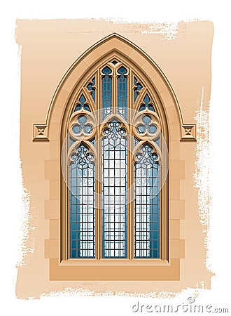 Church Window Cartoon Vector | CartoonDealer.com #39943977
