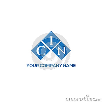 CIN Letter Logo Design On WHITE Background. CIN Creative Initials ...
