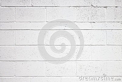 Cinder Block Wall Texture Painted White Stock Photo - Image: 58306769
