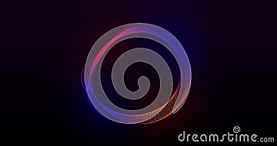 Circle Animation and Distortion, Circle Changing Shape Movement Stock ...