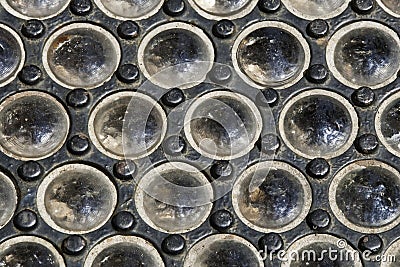 Circle Embedded Metal Walkway Stock Photo | CartoonDealer.com #10544928