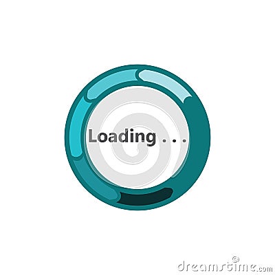 Circle Loading Spinning Progress Upload Template Buffering Waiting ...