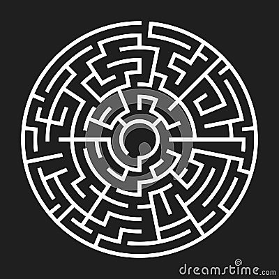 Circle Maze Vector | CartoonDealer.com #91402947