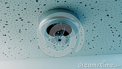 Sprinkler on Ceiling, Fire Protection Stock Footage - Video of offices ...