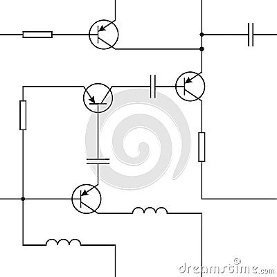 Circuit Cartoon Vector | CartoonDealer.com #16419203
