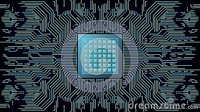 Circuit Board animations stock video. Video of information - 152351543