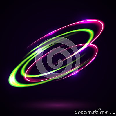 Circular Lens Flare. Cartoon Vector | CartoonDealer.com #130377927