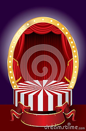 Circus Curtain Royalty Free Stock Photo - Image: 16666515