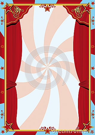 Circus Curtain Stock Image | CartoonDealer.com #9894925
