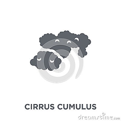 Cirrus Cumulus Icon From Weather Collection. Vector Illustration ...