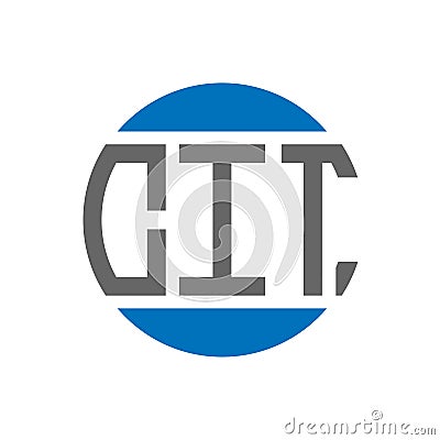 CIT Letter Logo Design On White Background. CIT Creative Initials ...