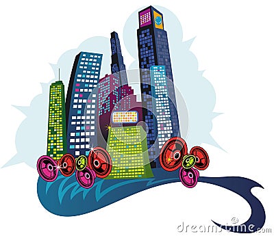 A Collection of Comic Style Speech Bubbles. Vector Stock Vector ...