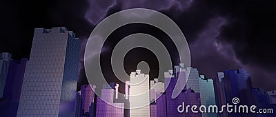 City Animation Scrolling from Left To Right Stock Video - Video of ...