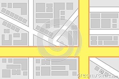 City Map Main Roads Intersection Royalty Free Stock Photography - Image ...