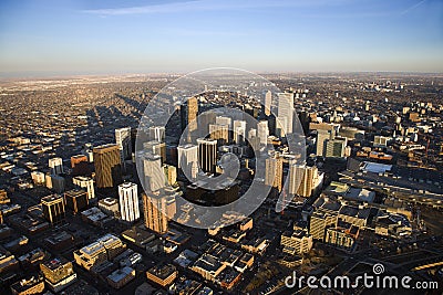 Cityscape Of Denver, Colorado, USA. Royalty Free Stock Images - Image ...