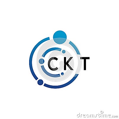 CKT Letter Logo Design On White Background. CKT Creative Initials ...