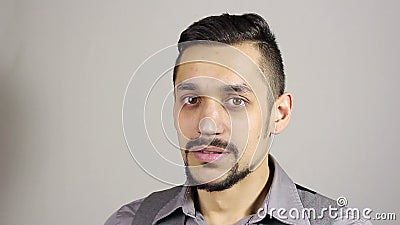 Clapping Sarcastically. Young Man Applauding Stock Footage - Video of ...