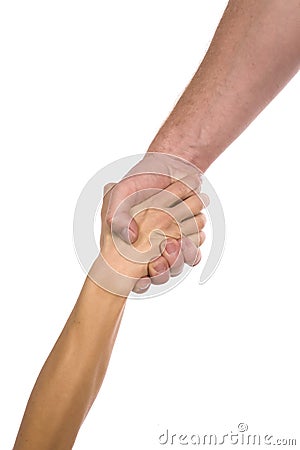 Clasp Hands Helping Stock Image - Image: 11624161