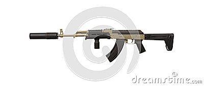 Classic AK Automatic Carbine In A Modern Body Kit. Soviet Army Weapons ...