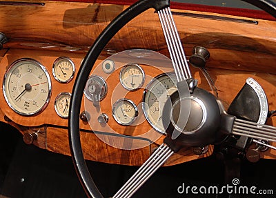 Classic Car Dials - Stock Image - Everypixel