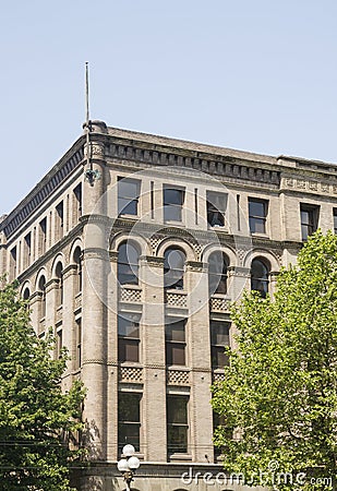 Classic Old Office Building In Seattle Royalty Free Stock Photo - Image ...