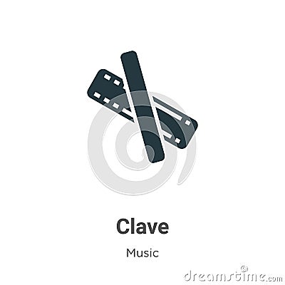 Clave Vector Icon On White Background. Flat Vector Clave Icon Symbol ...