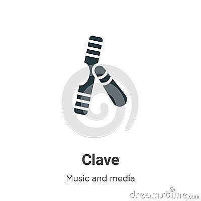 Clave Vector Icon On White Background. Flat Vector Clave Icon Symbol ...