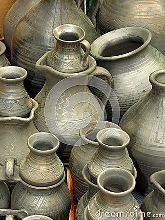 Clay Pots Royalty Free Stock Images - Image: 237389