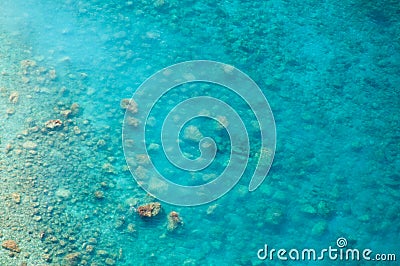 Clean Clear Sea, Top View Of The Water And Seabed Stock Photo - Image ...
