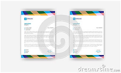 Clean Corporate Letterhead Template Design, Modern Letterheads Design ...