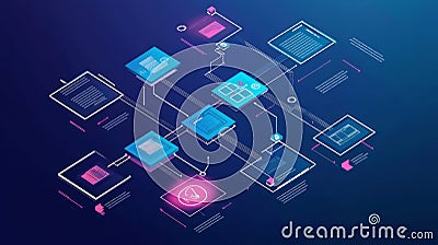 A Clean And Modern Graphic Flowchart Showing Steps Of The ISO Quality ...