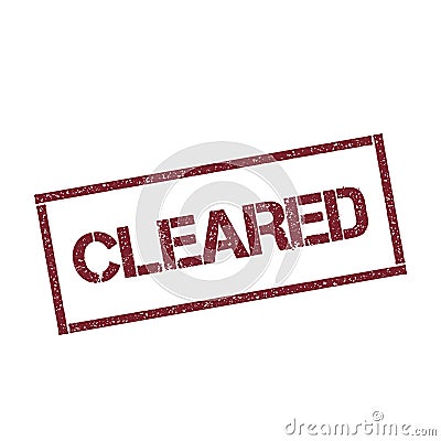 Cleared Rectangular Stamp. Cartoon Vector | CartoonDealer.com #105527403