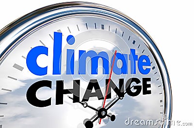 Climate Change Global Warming Clock Time Stock Photo | CartoonDealer ...