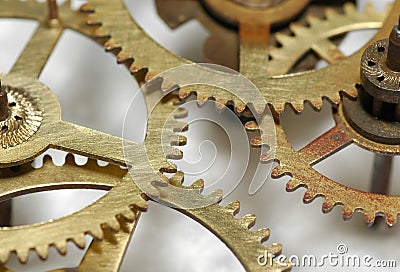 Gears and cogs system stock photo. Image of components - 5234438