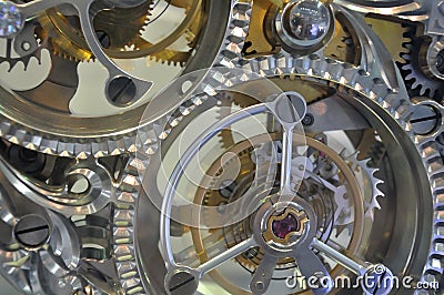 Clock Internal Mechanism Structure Royalty Free Stock Photography ...