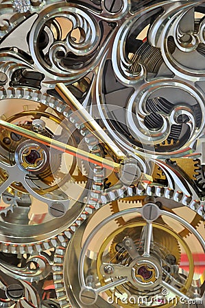 Clock Internal Operation Mechanism Royalty-Free Stock Photo ...