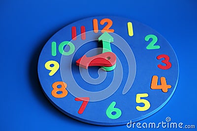 Clock Showing 9 Am Royalty Free Stock Image - Image: 3629486