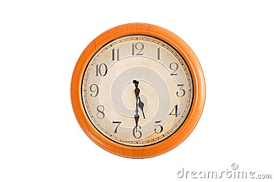Clock Showing 5:30 O'clock Stock Photo - Image: 30199460