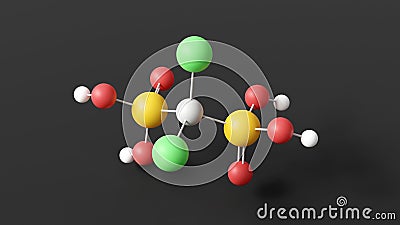 Clodronic Acid Molecule, Molecular Structure, Bisphosphonate, Ball And ...