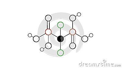 Clodronic Acid Molecule, Structural Chemical Formula, Ball-and-stick ...