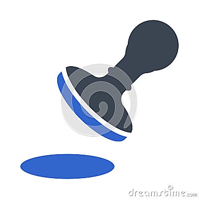 Clone Stamp Icon Cartoon Vector | CartoonDealer.com #270349177