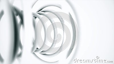 Close Up for Abstract Plastic Spring Isolated on White Background ...