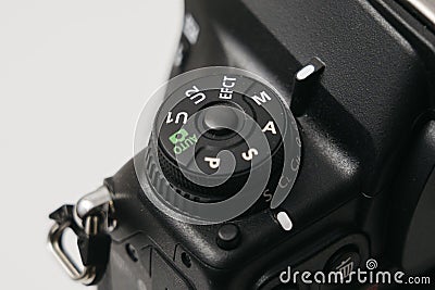 Close Up Of A Camera. Mode Dial Royalty-Free Stock Image ...